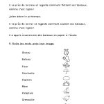 Fichier lecture compréhension sur le printemps - Lecture CE1, CP - La ...