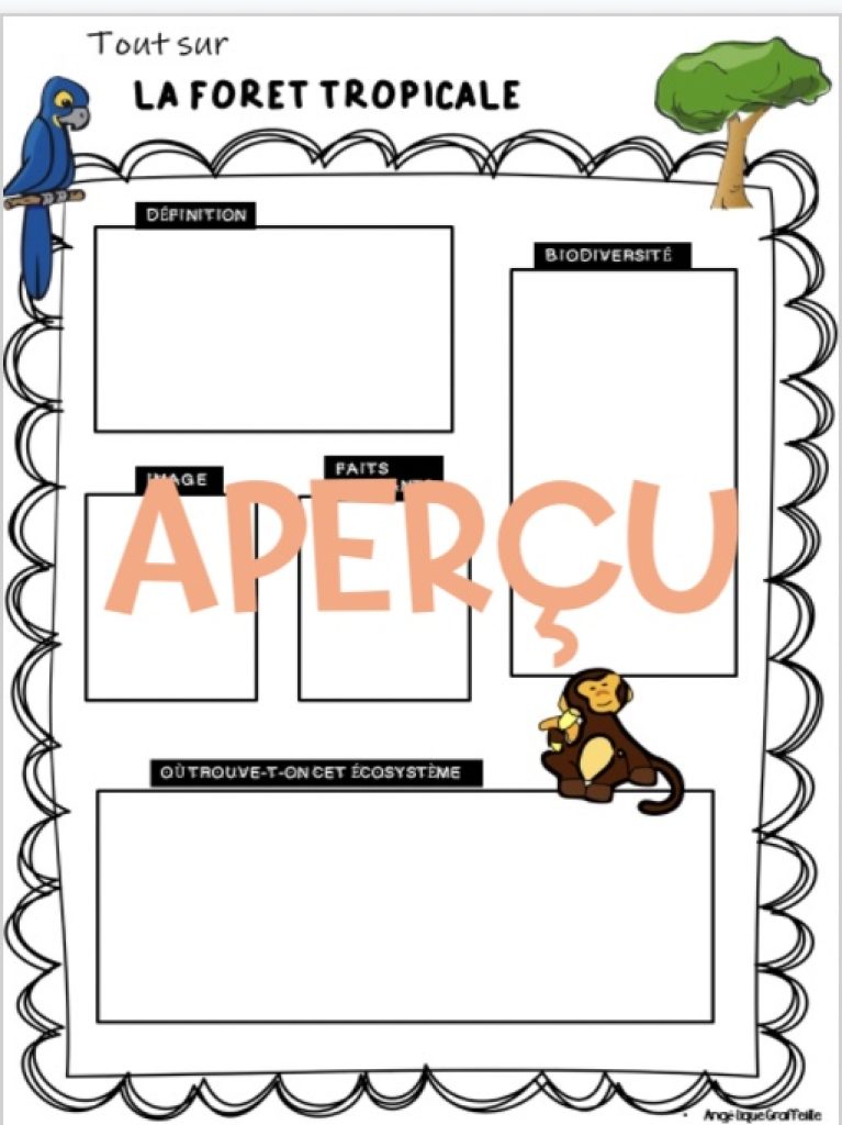 GOOGLE SLIDES Ecosystèmes Texte informatif - Autonomie, Geographie ...