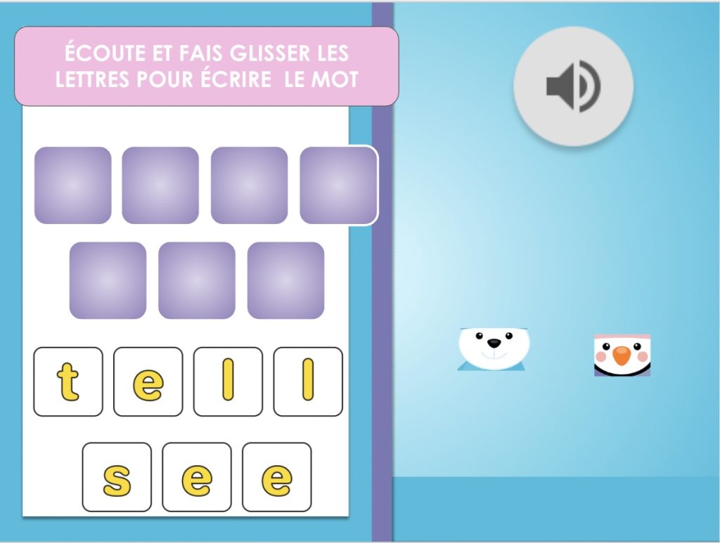 GOOGLE SLIDES audio Mots Outils LISTE 1 SET 2 - Lecture, Production ...