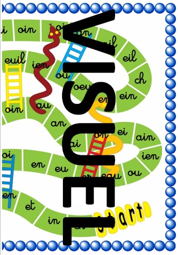 Jeu des serpents et des échelles : Les Graphèmes - Ecriture, Lecture CP ...