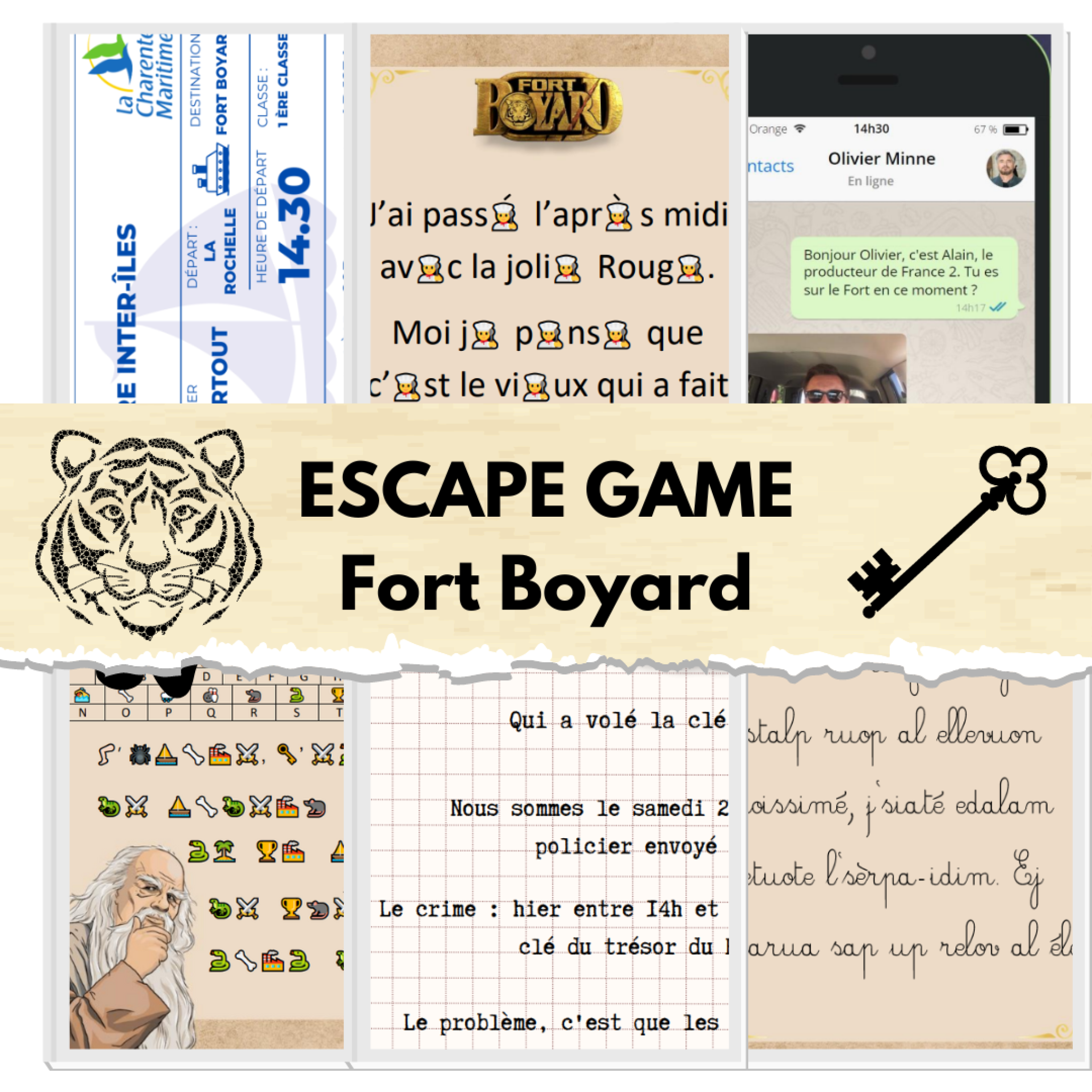 Escape Game Fort Boyard : Qui a volé la clé du trésor ? - Ecriture ...