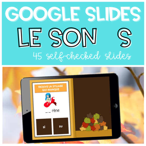 Le Son S GOOGLE SLIDES - CP - La Salle des Maitres