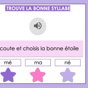 GOOGLE SLIDES Fusion syllabique avec Audio SET 1 - Etude de la Langue ...