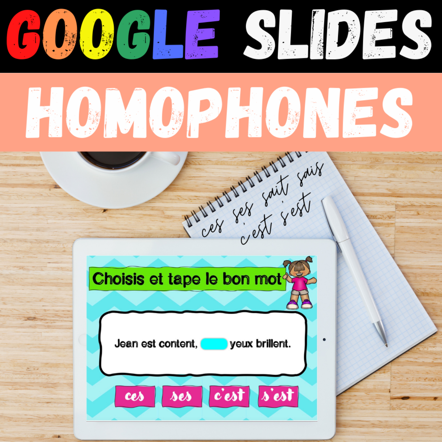 Homophones Homonymes C'EST S'EST SAIS SAIT CES SES - Etude de la Langue ...