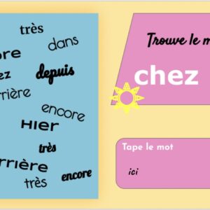 GOOGLE SLIDES Mots invariables CE1 CE2 - Etude de la Langue, Production ...