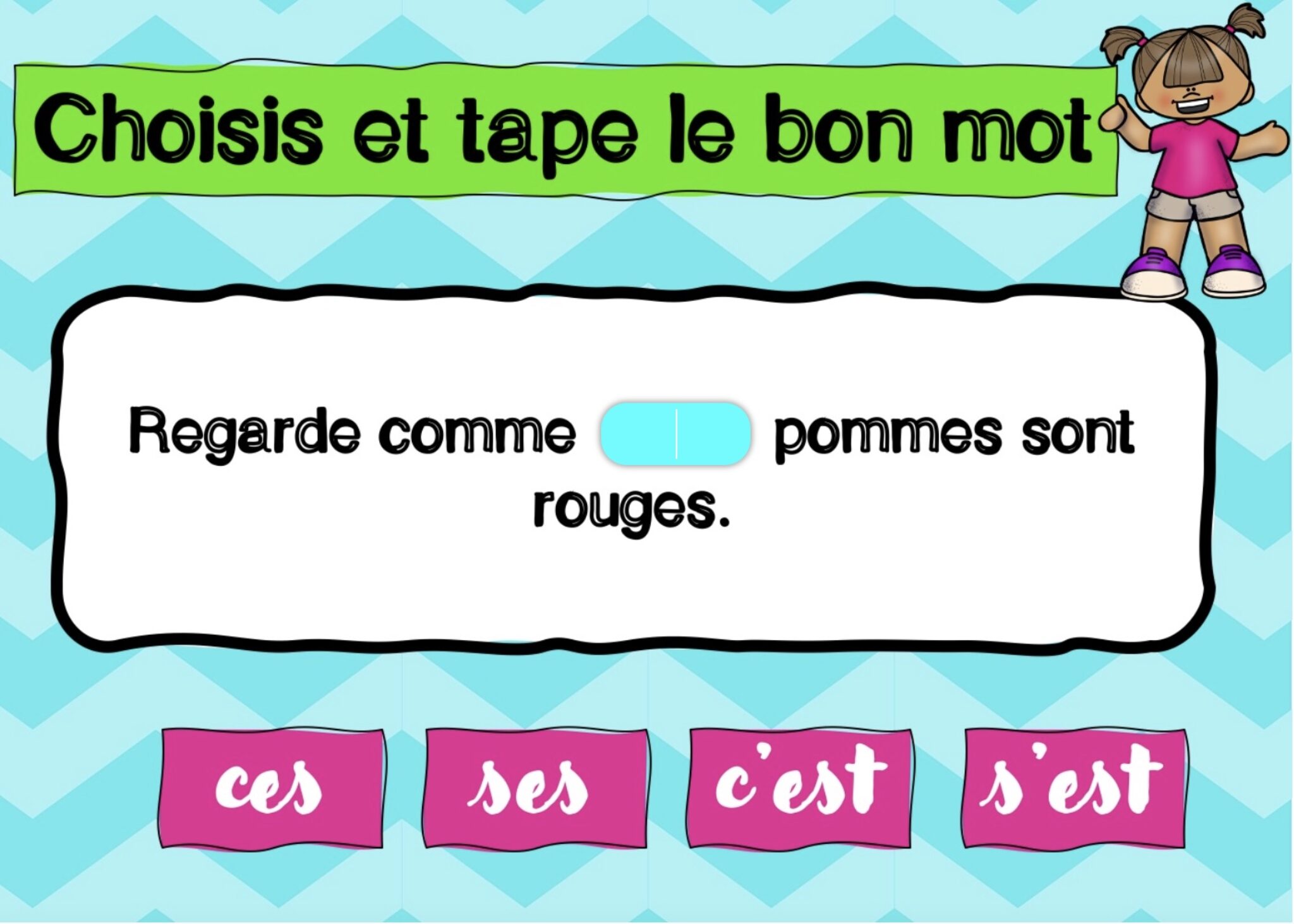 Homophones Homonymes C'EST S'EST SAIS SAIT CES SES - Etude de la Langue ...