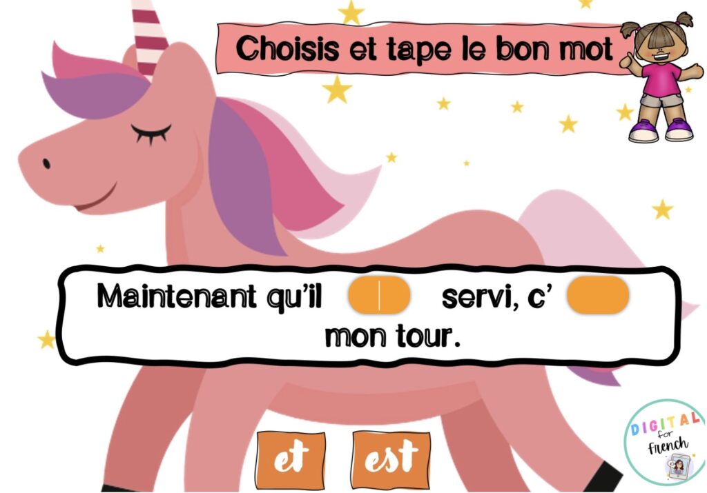 GOOGLE SLIDES Homophones Homonymes ET EST - Etude de la Langue ...