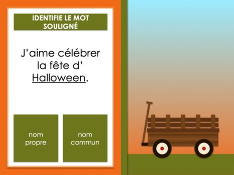 Halloween GOOGLE SLIDES Nature des mots | Classe Grammaticale - Etude ...
