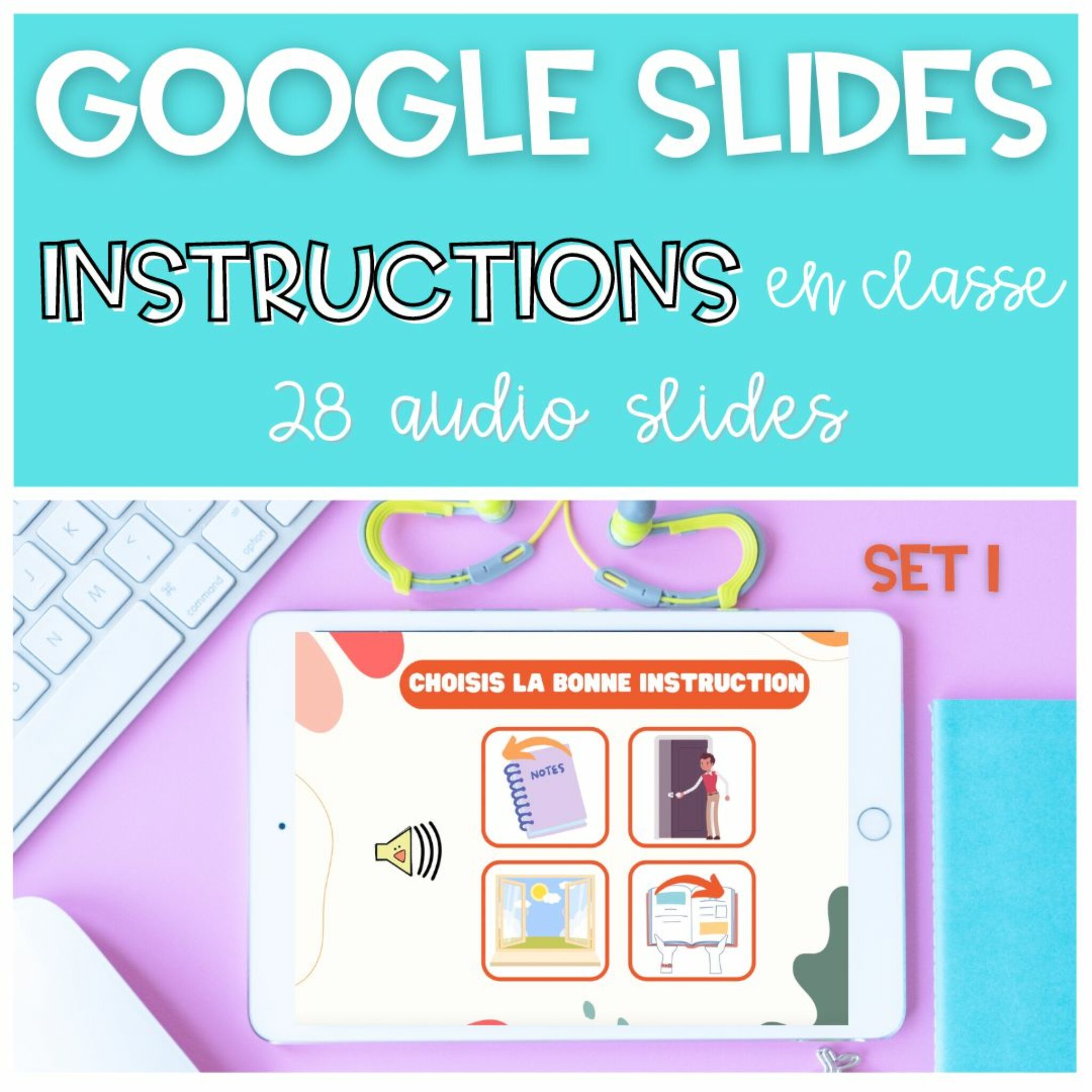 GOOGLE SLIDES Instructions et Consignes en Classe SET 1 - Etude de la ...