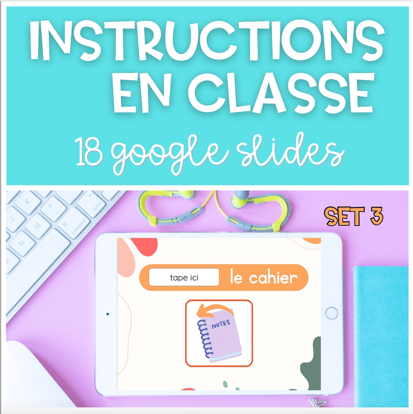GOOGLE SLIDES Consignes et Instructions en Classe SET 3 - Etude de la ...