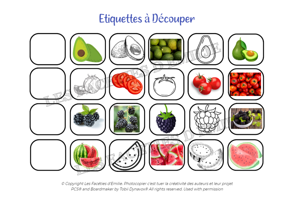 Généralisation des Fruits - Découverte du Monde, Etude de la Langue CE1 ...