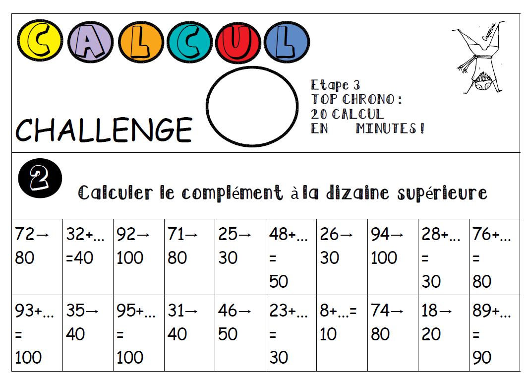 Calcul Challenge : une année pour progresser en calcul mental - cm ...