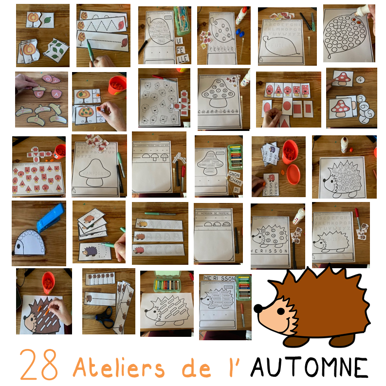 28 ateliers de l'Automne - Ecriture, Lecture, Mathématiques Moyenne ...