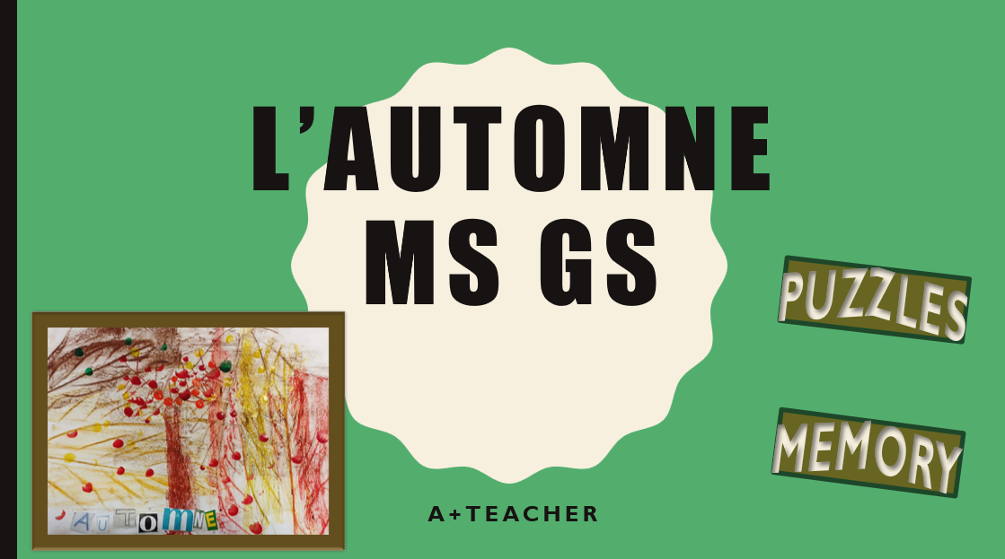 L AUTOMNE MS GS - Sciences Grande Section, Moyenne Section - La Salle ...