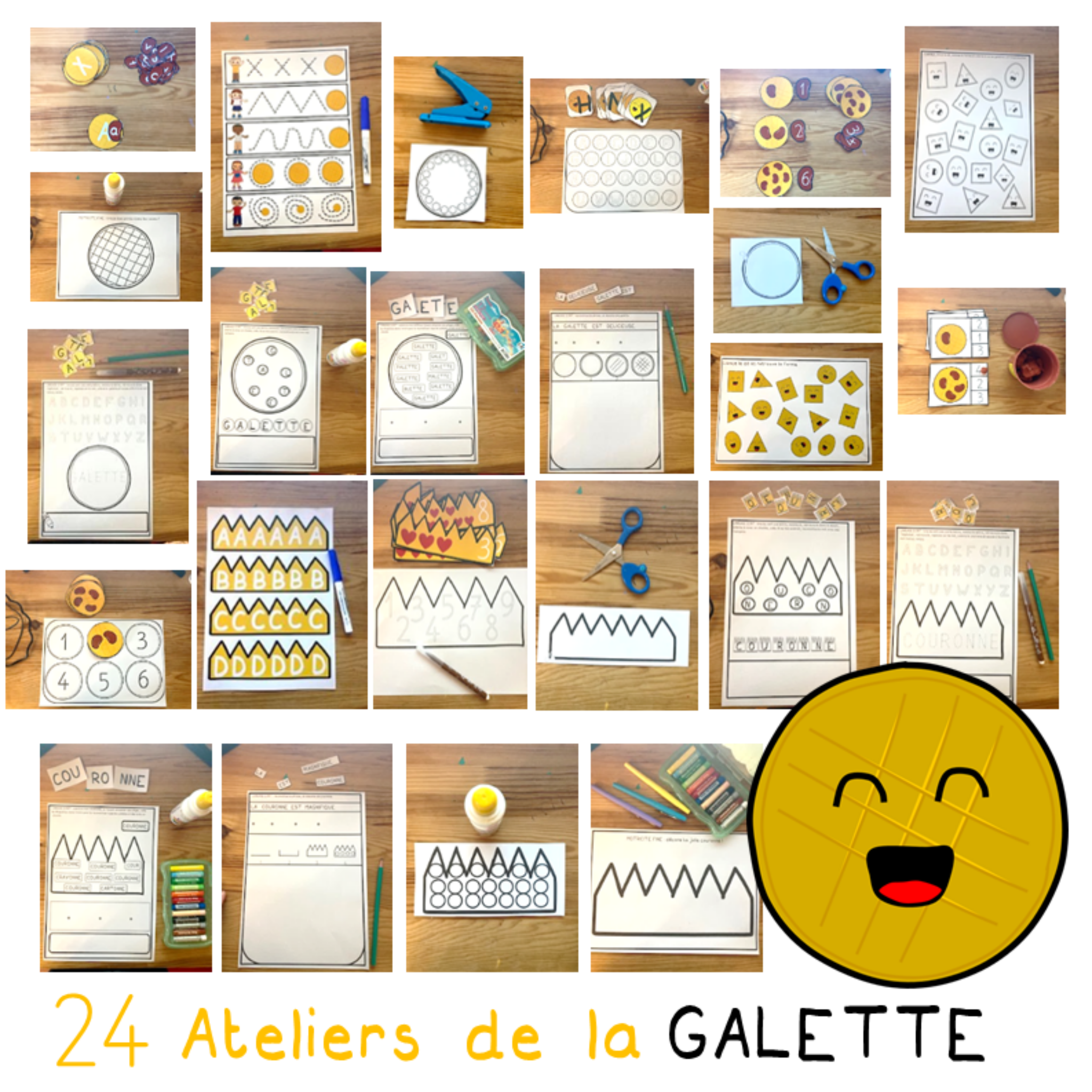 24 ateliers de la GALETTE des ROIS - Ecriture, Lecture, Mathématiques ...